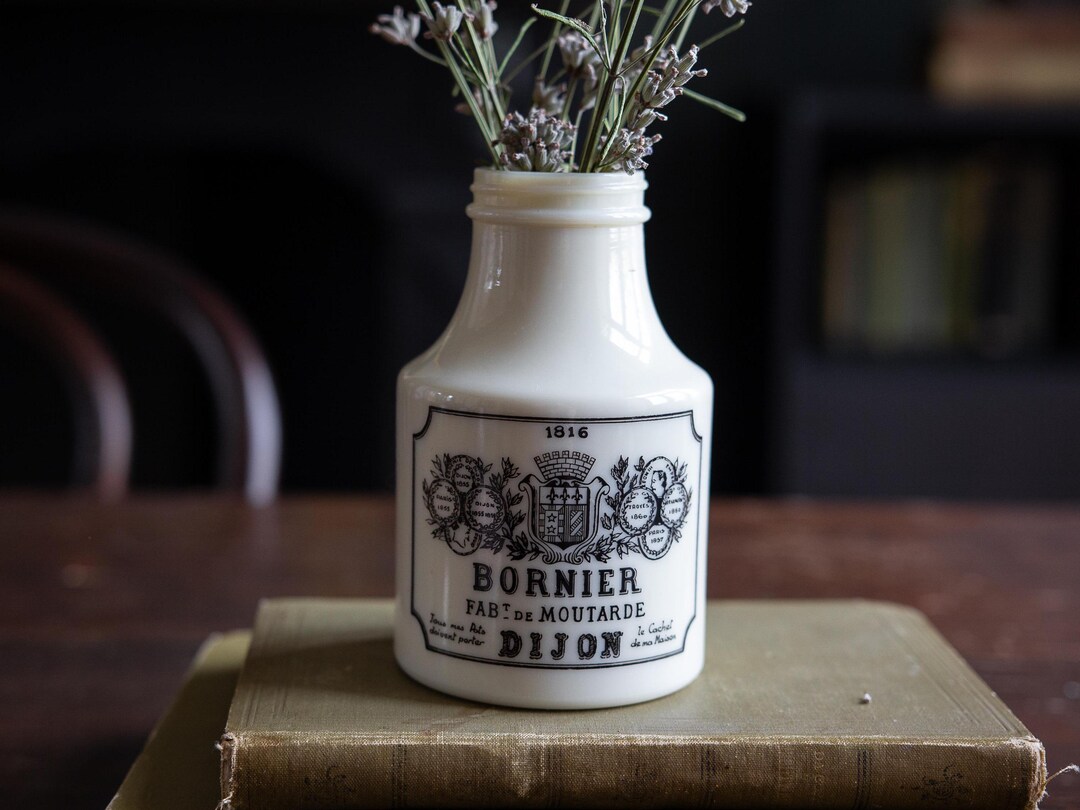 Vintage French Bornier Moutarde Dijon Ceramic Mustard Jar Pot - Etsy