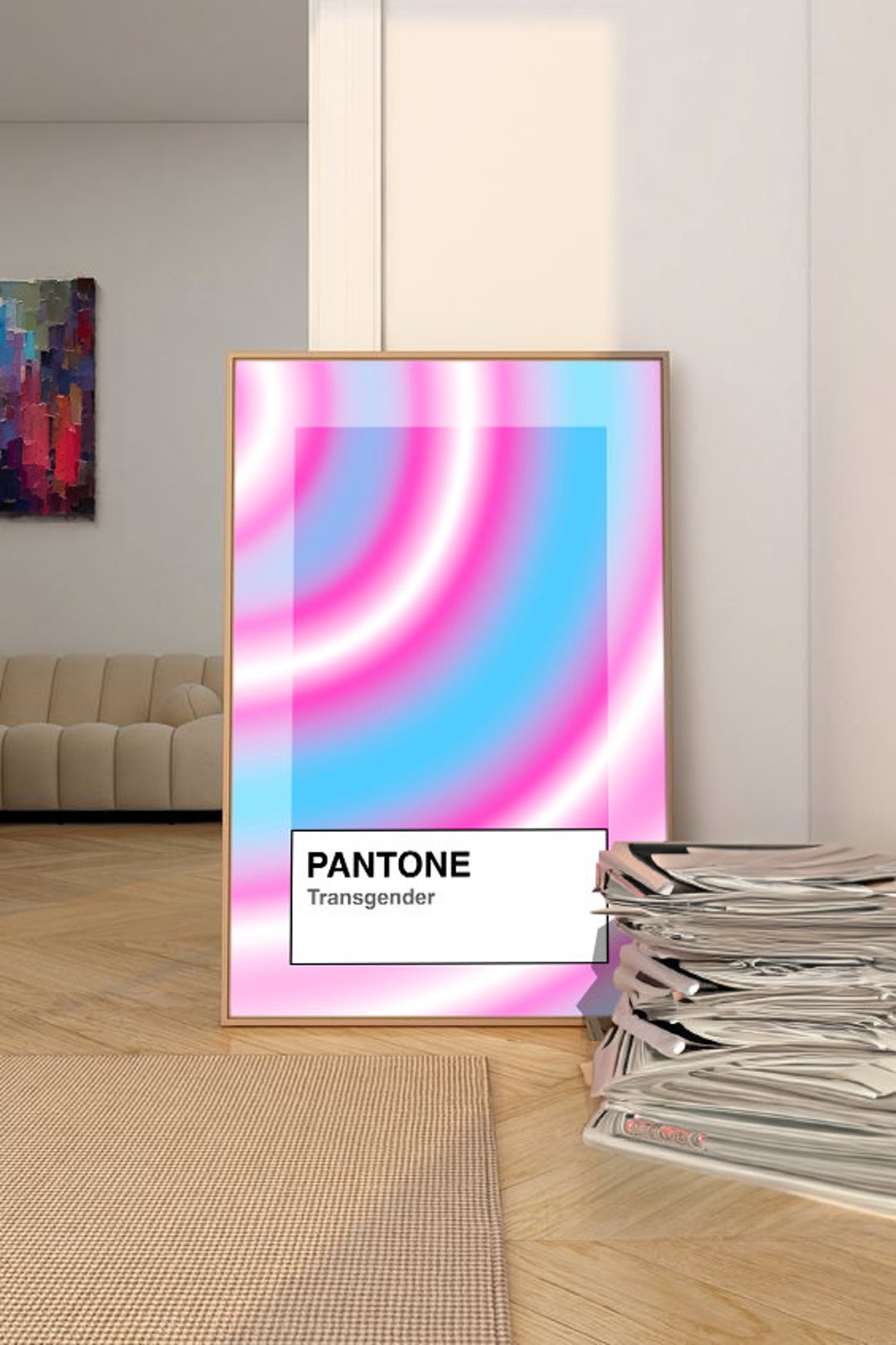 Transgender Pantone Poster - Etsy