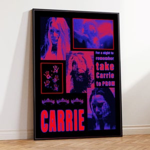 Carrie Horror Poster - Etsy