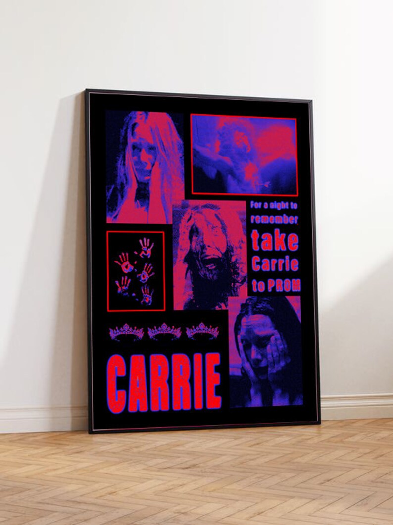 Carrie Horror Poster - Etsy