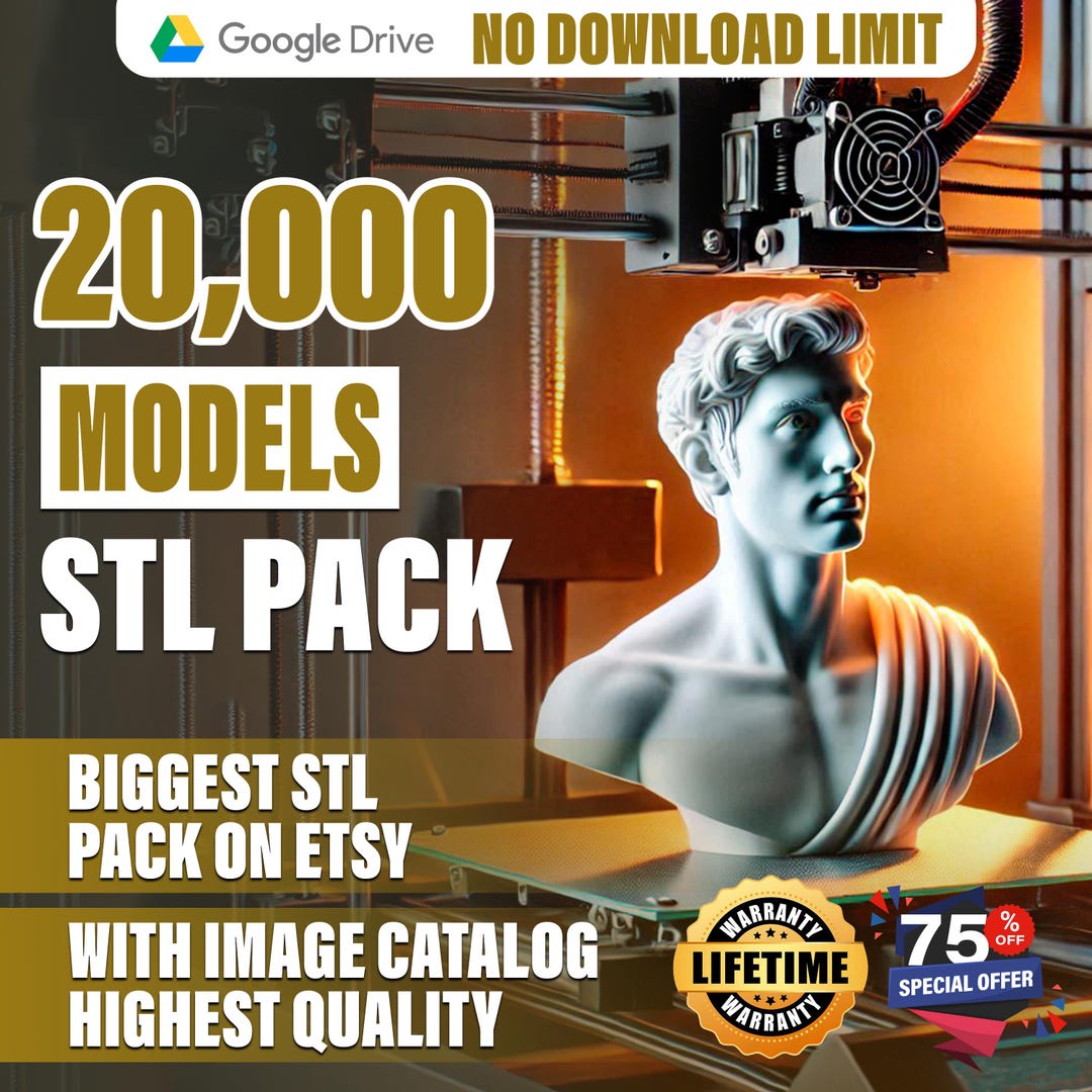 Archivos MEGA STL PACK para impresión 3D, enlace de unidad de descarga ...