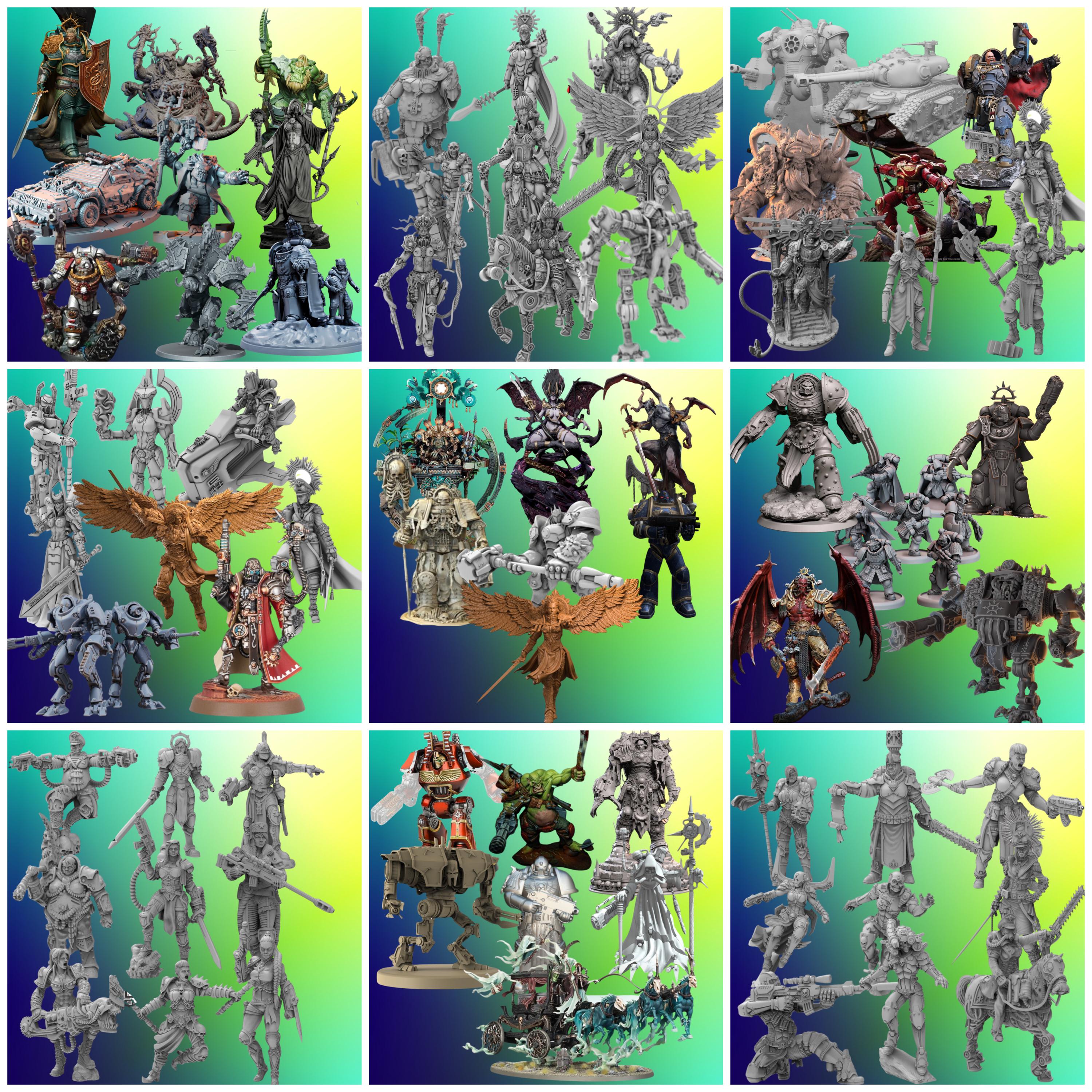 PACK ANIME STL Files for 3d Printing, Intant Download Drive Link, Stl ...