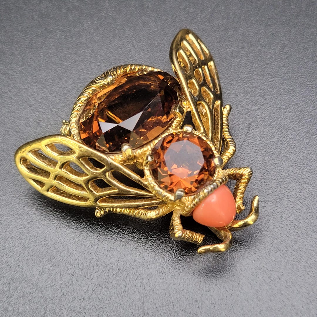 Vintage Panetta Bee Pin Bee Brooch - Etsy
