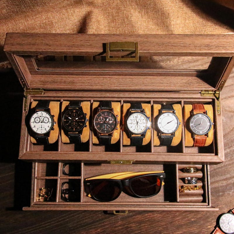Mens Watch and Belt Box - Etsy