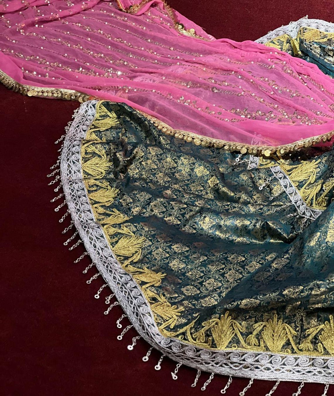 Afghan Modren Vintage Couple Bridal Dress and Wasket Indian and Arabic ...