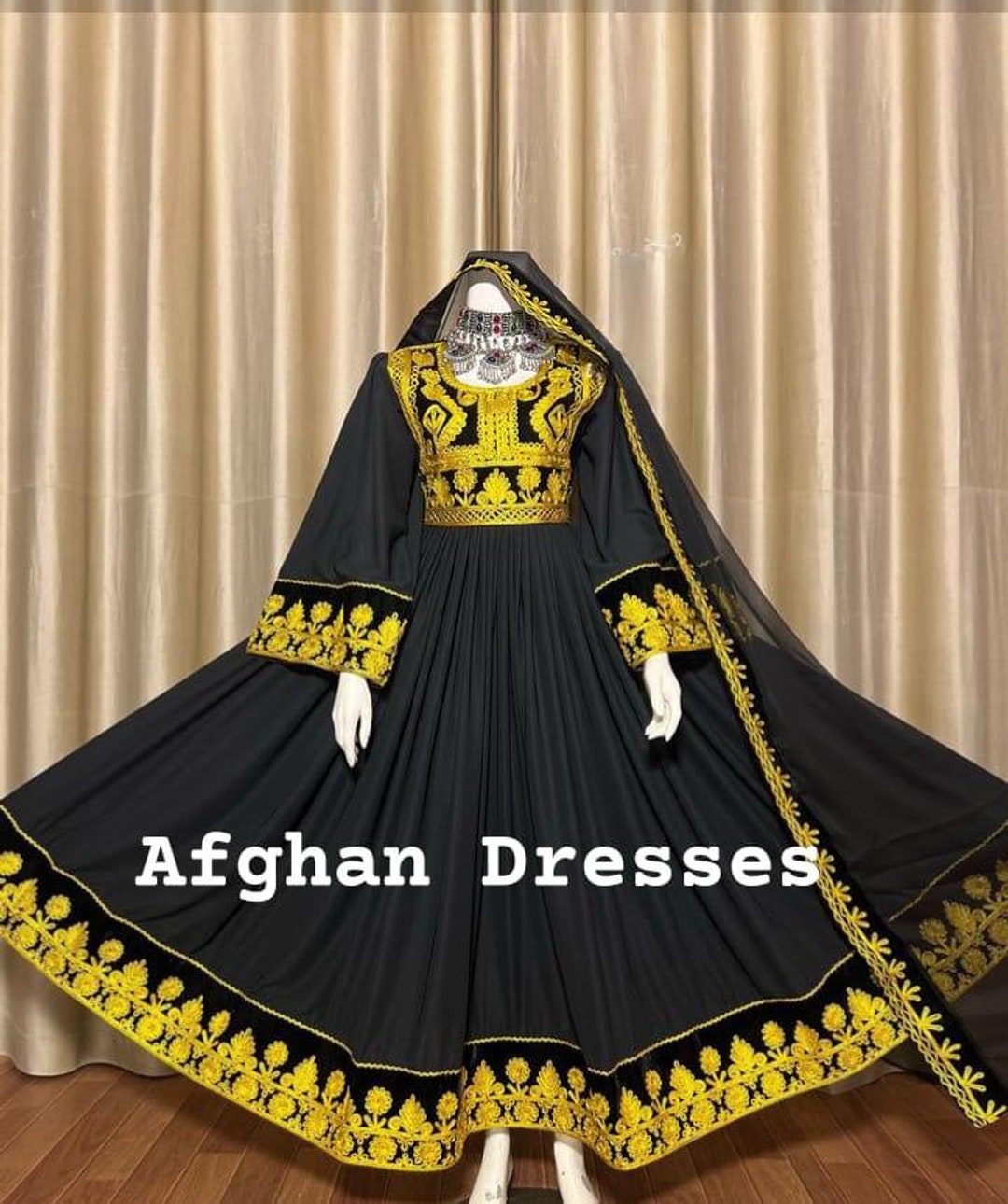 Long Afghan Kochi Style Dress for Women - Etsy