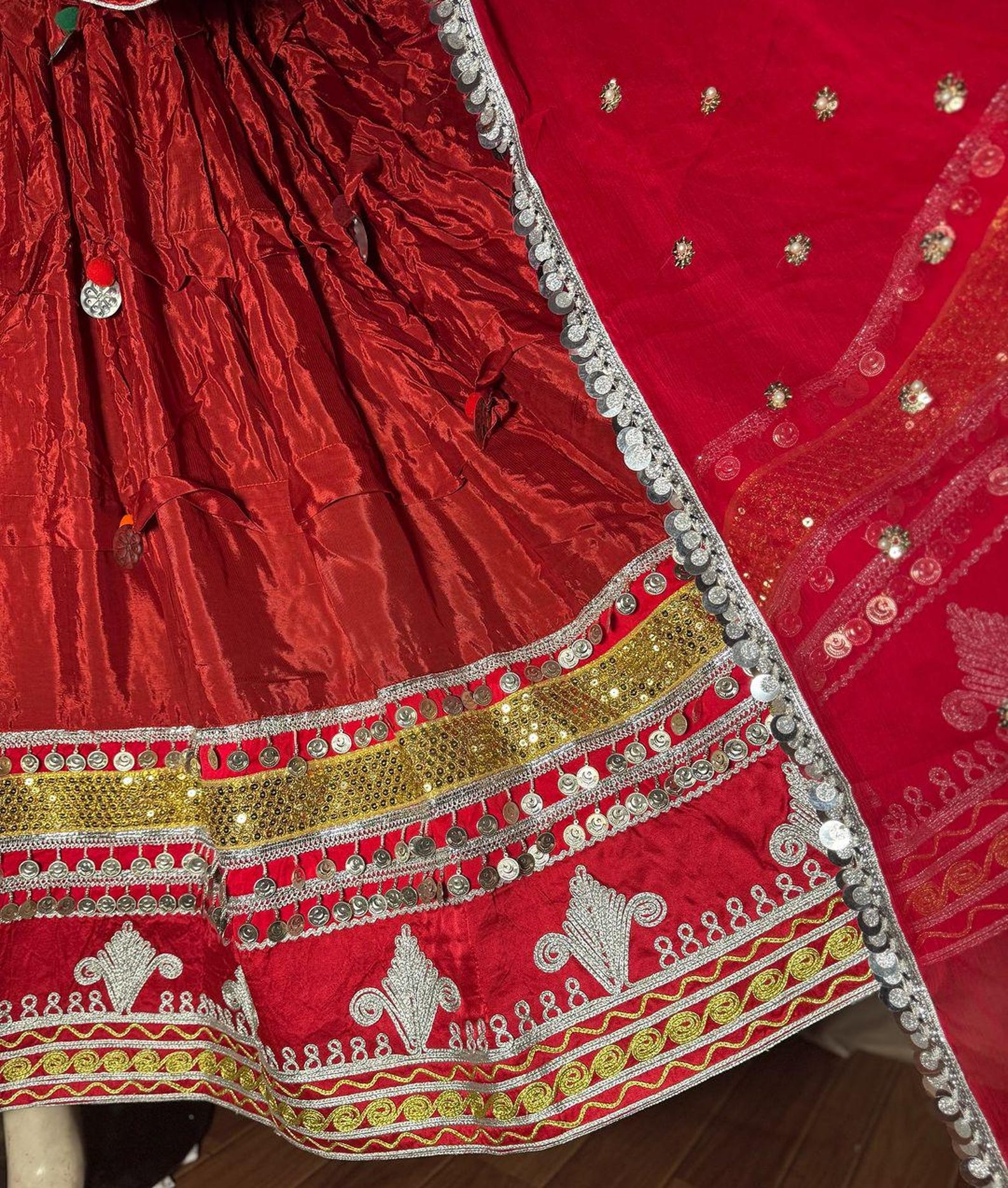 Red Afghan Kochi Nikkah Dress and Wasket for Couple - Etsy