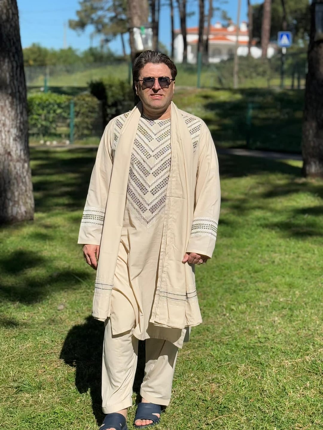 Traditional Afghan Mens Perhan Tunban ,pakistani Qameez Shalwar for Men ...