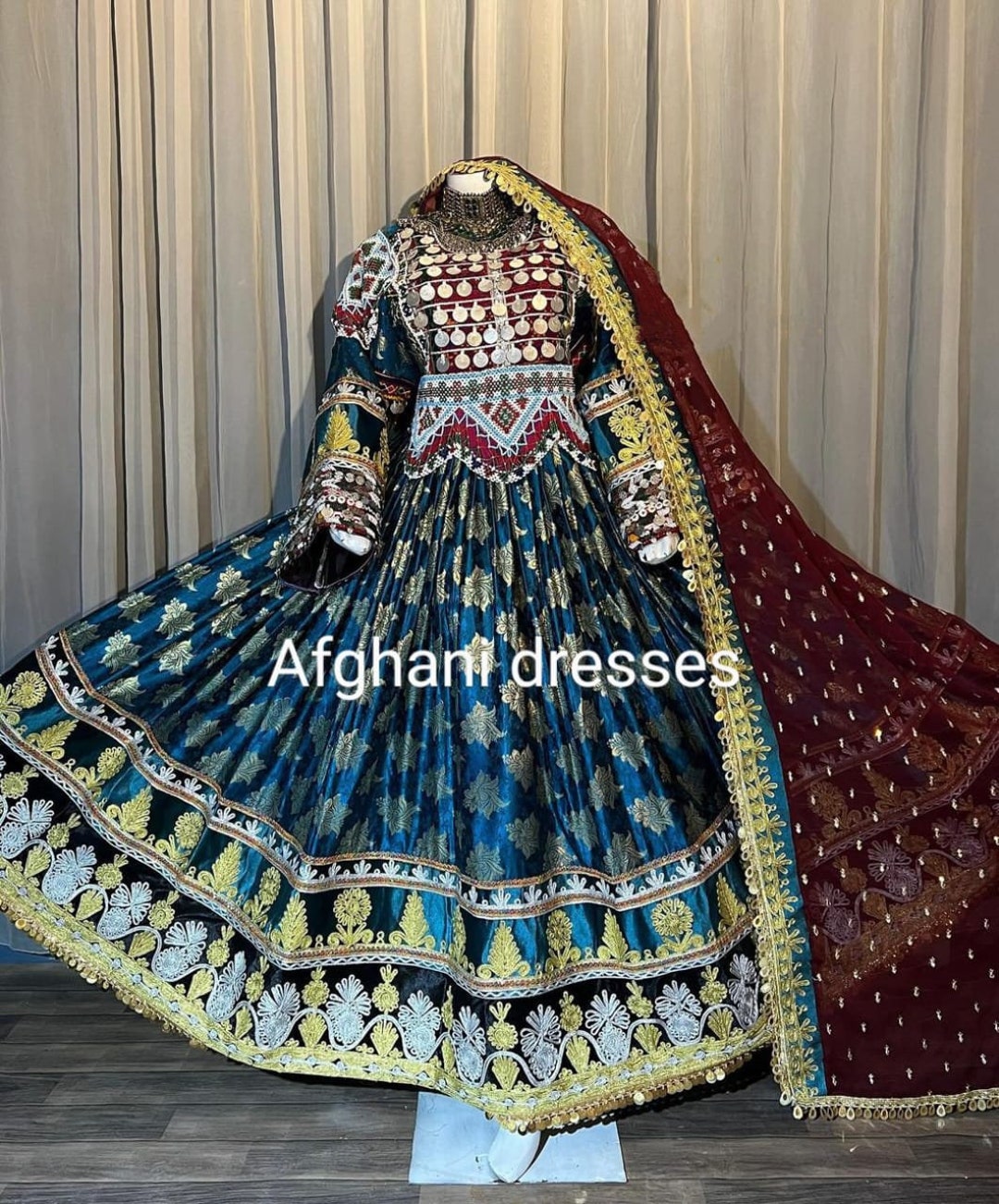 Modren Banars Afghan Kochi Style Long Maxi Wedding Dress for Women - Etsy