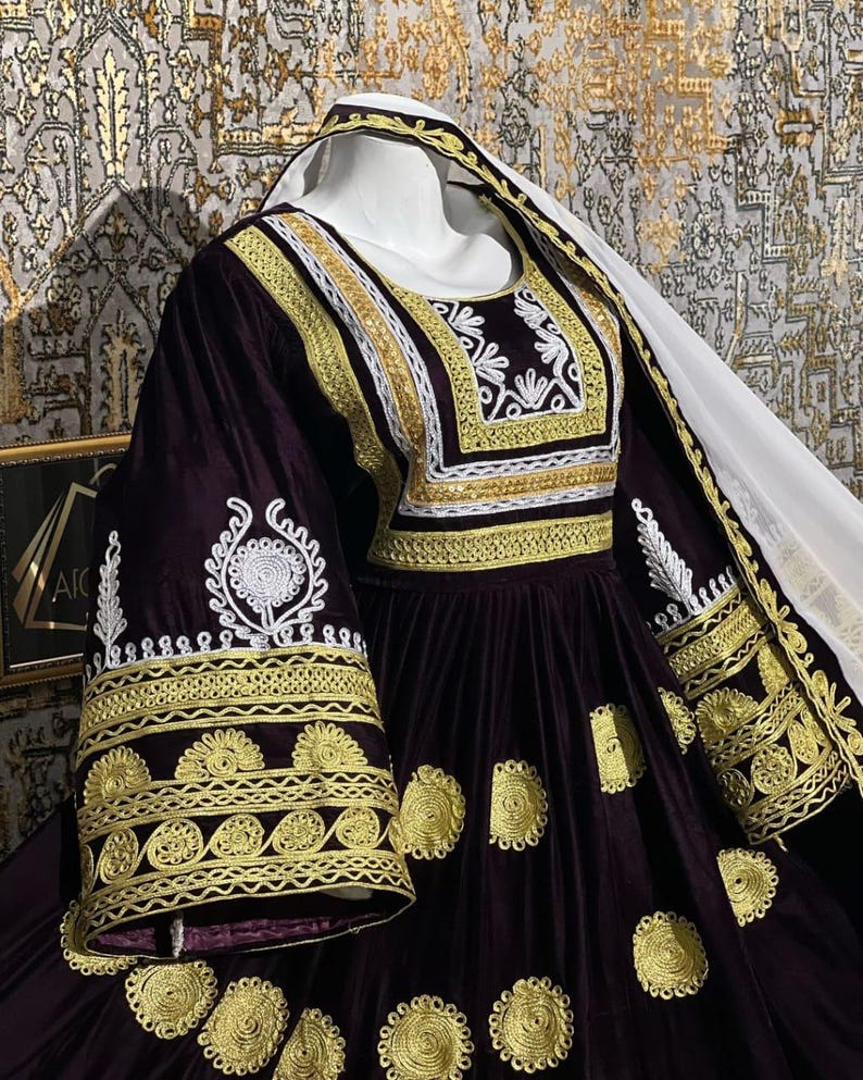 Afghan Long Indian Style Kochi Party Dress for Women - Etsy