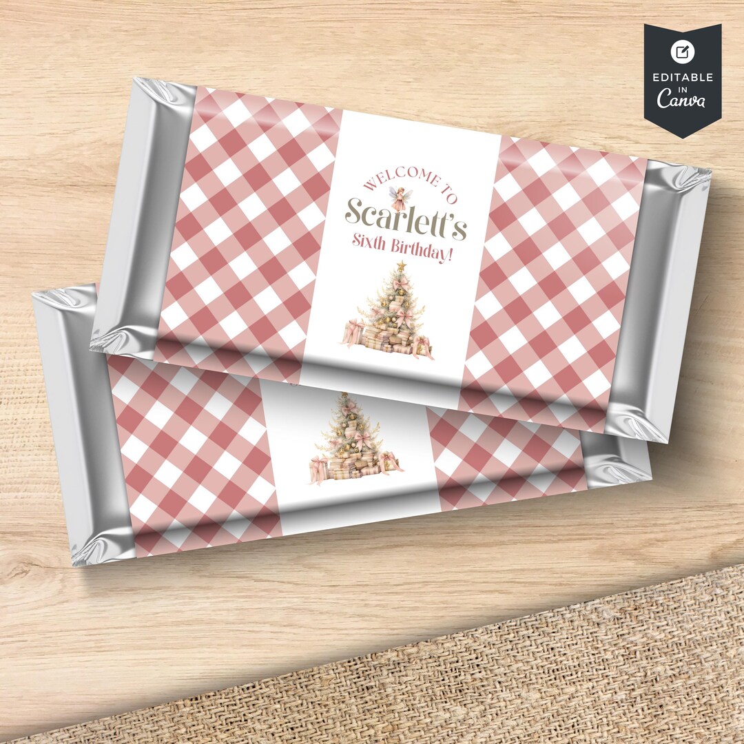 Nutcracker Ballet Chocolate Bar Wrapper Template, Candy Bar Wrapper ...