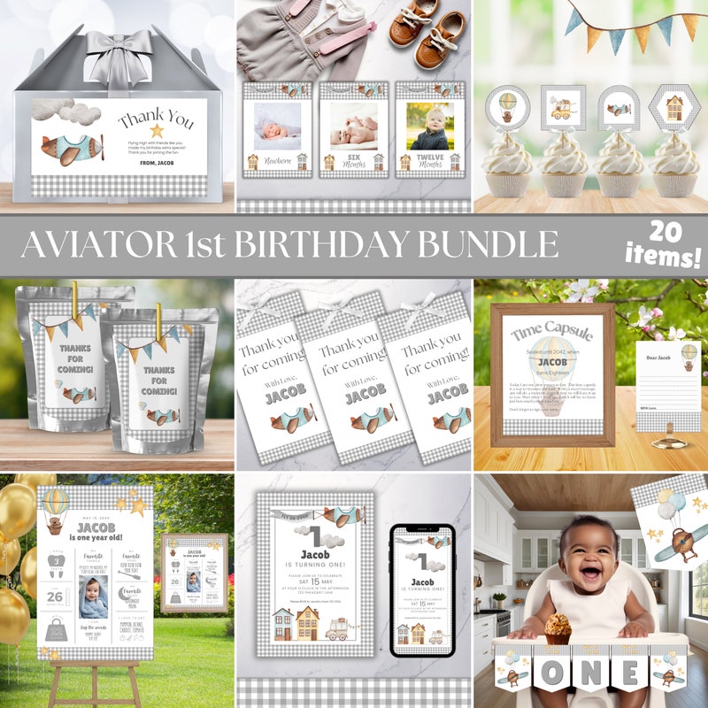 Aviator Birthday - Etsy