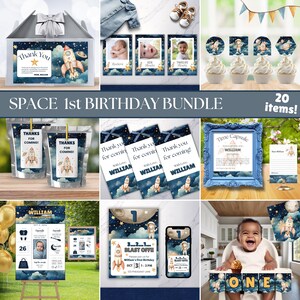 Outer Space Birthday Welcome Sign Editable, Astronaut Birthday Template ...