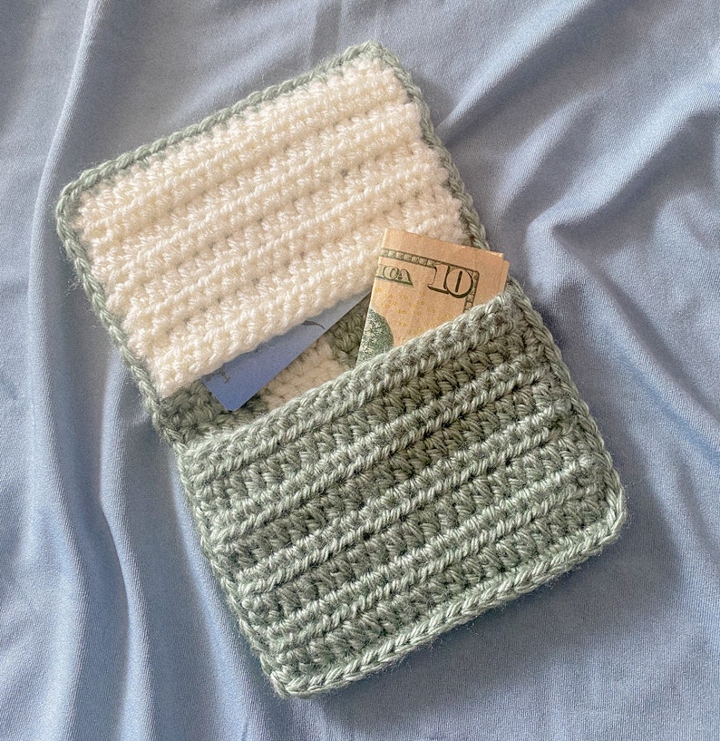 Crochet Checkered Wallet - Etsy