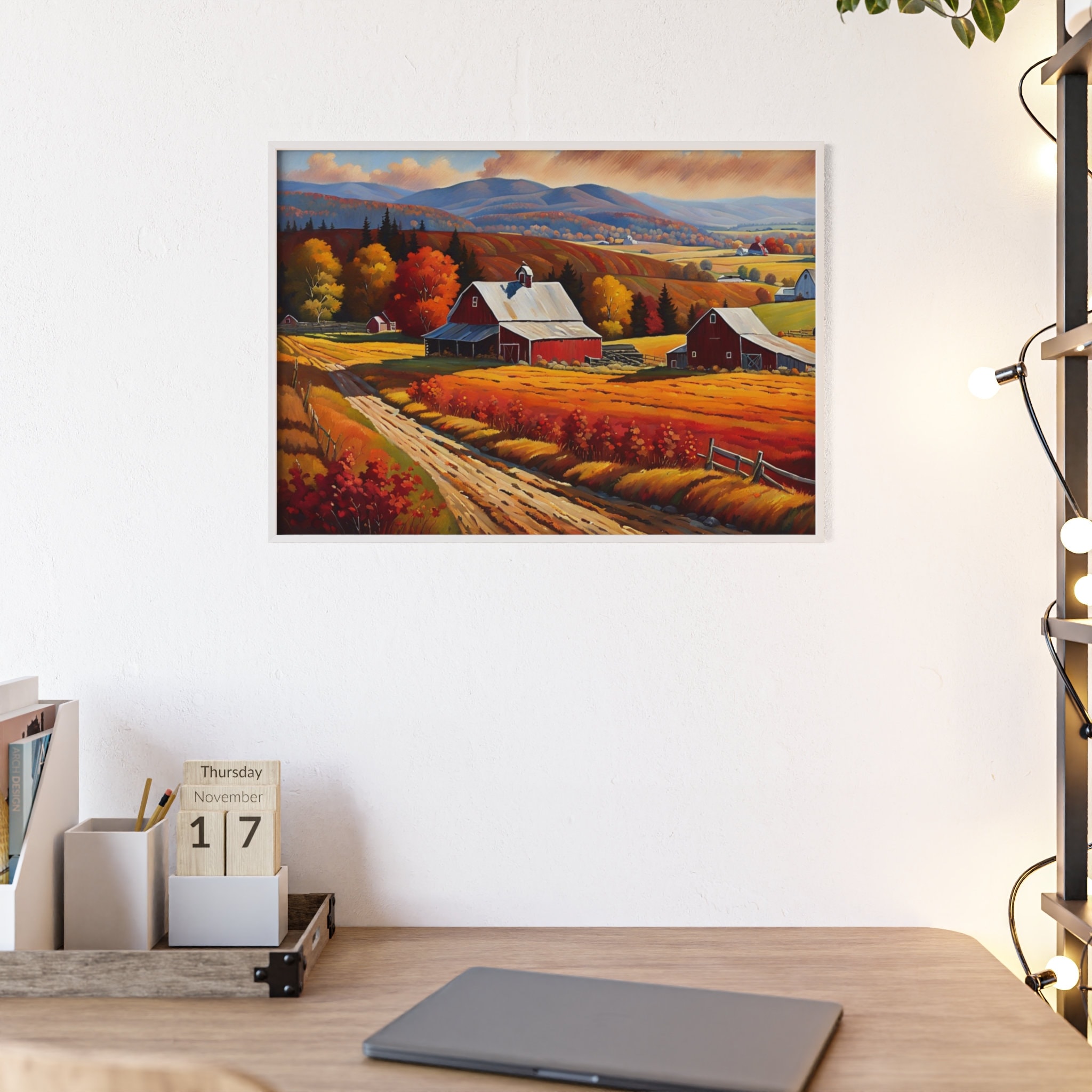 Wall Art Landscape Poster Framed Posters Home Decor - Etsy