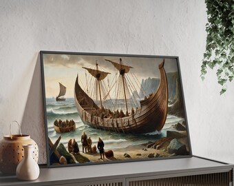 Wall Art Landscape Poster Framed Posters Home Decor - Etsy