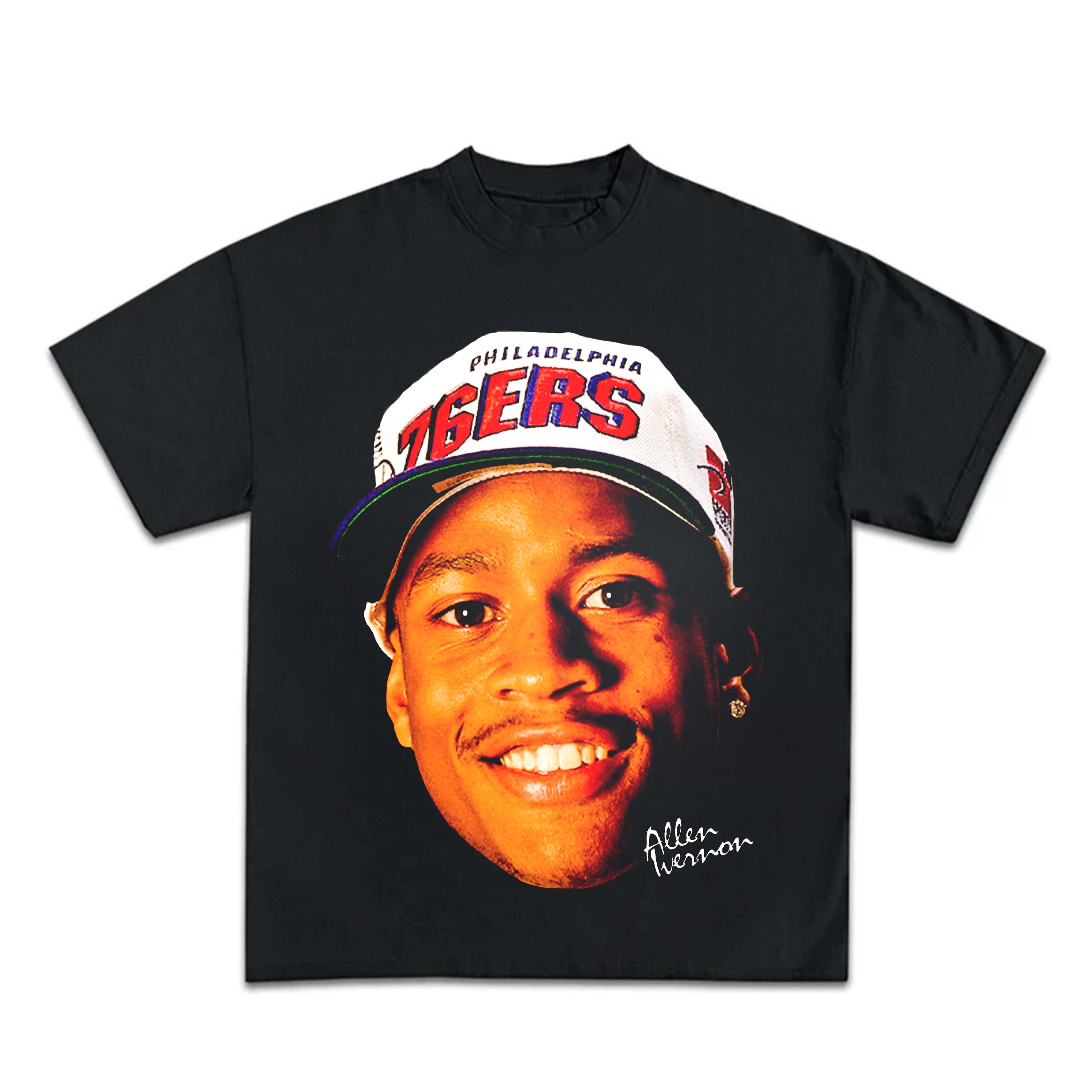 ALLEN IVERSON T-SHIRT Rare the Answer Rap Tee Vintage Style Graphic ...