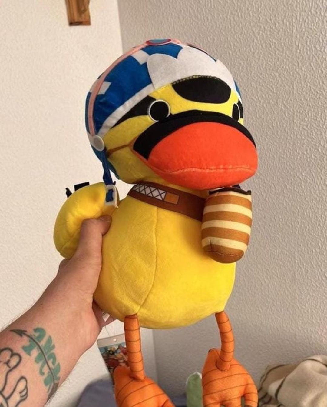 One Piece Karoo Duck Plush, Alabasta Duck Plushie, One Piece Anime ...