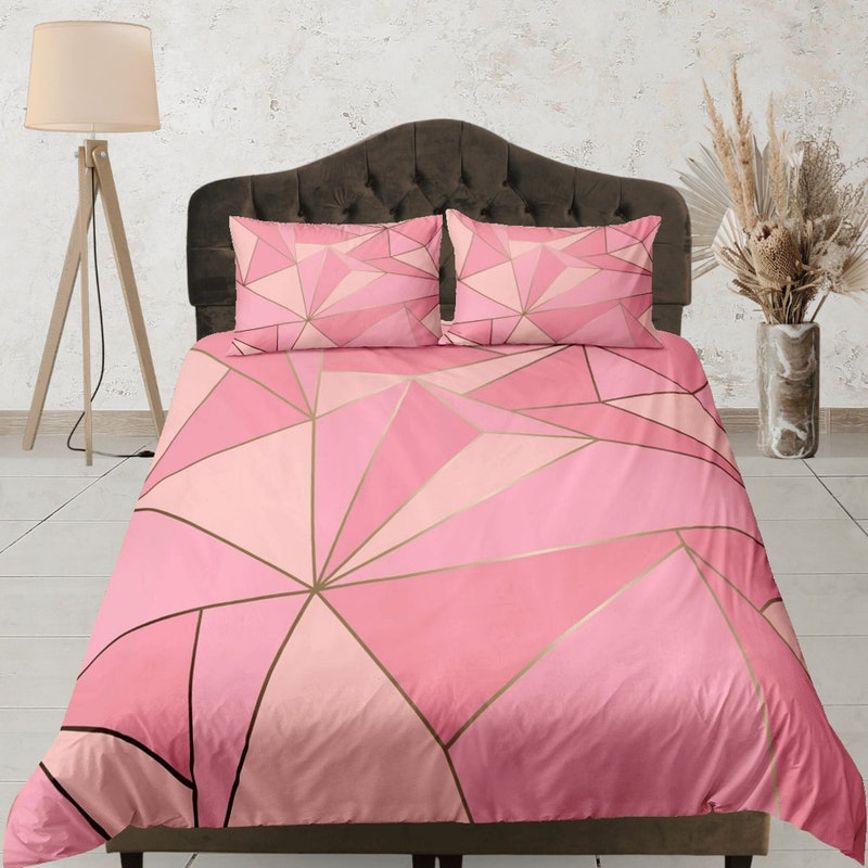 Geometric Bedding - Etsy