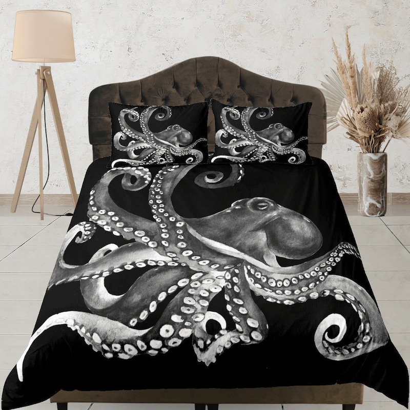 Octopus Duvet Cover - Etsy