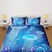 Underwater Jellyfish Bedspread Cover, Print Duvet Cover Set, Dorm ...