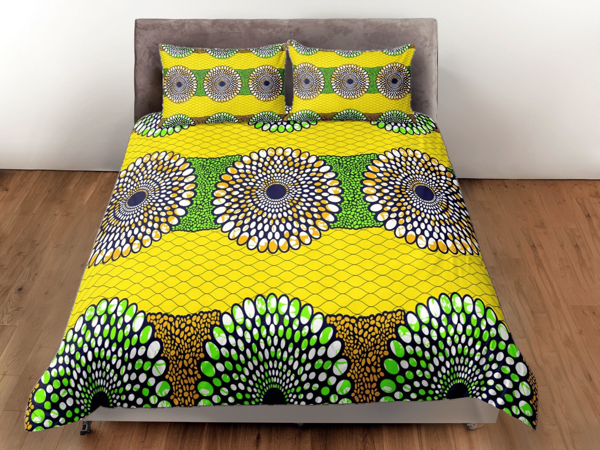 Tribal African Print Duvet Cover Set, Cultural Bedspread, Abstract Dorm ...
