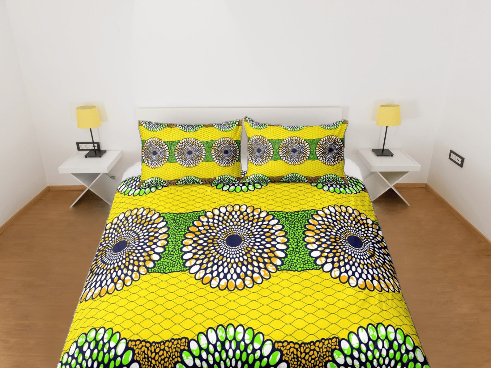 Tribal African Print Duvet Cover Set, Cultural Bedspread, Abstract Dorm ...