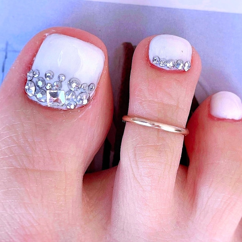 Rose Gold Toe Open Ring - Etsy