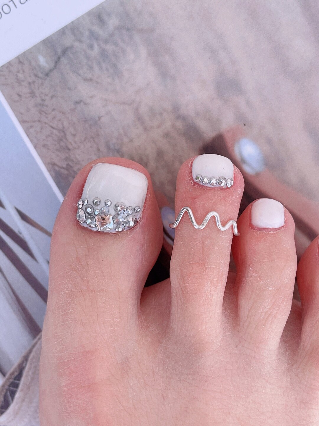 God Toe Ring, Toe Ring, 14k Gold Filled- Gold Filled Toe Ring- Gold ...