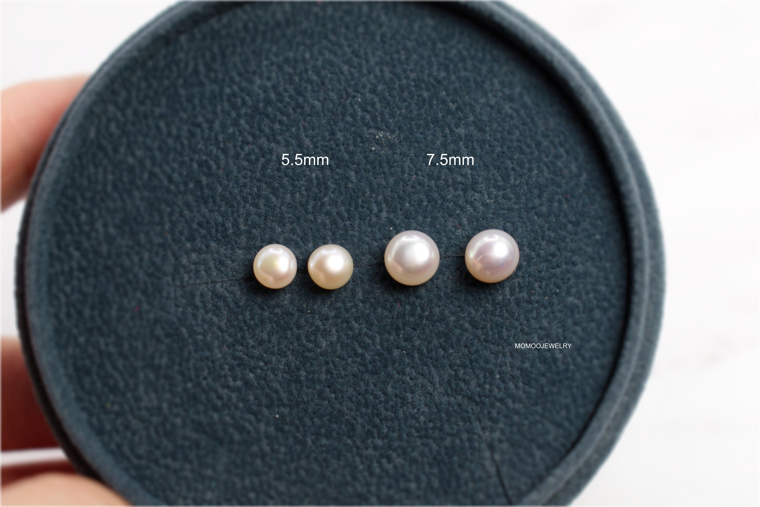 Gold Filled Freshwater Pearl Stud Earrings –sterling Silver Posts Pear ...