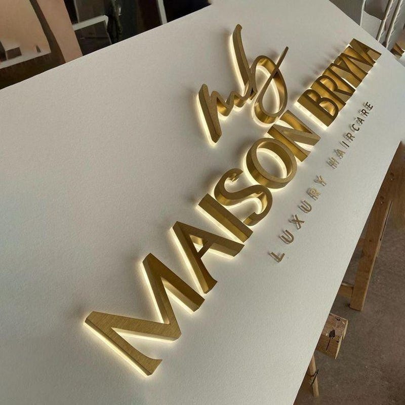 Custom Backlit Sign - Etsy