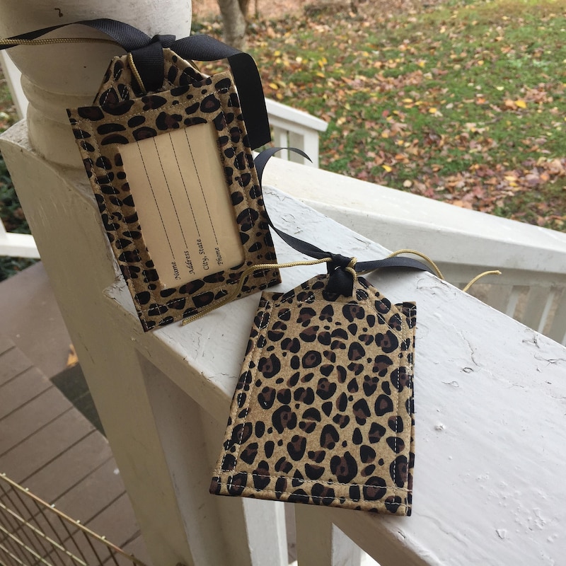 Fabric Luggage Tag - Etsy