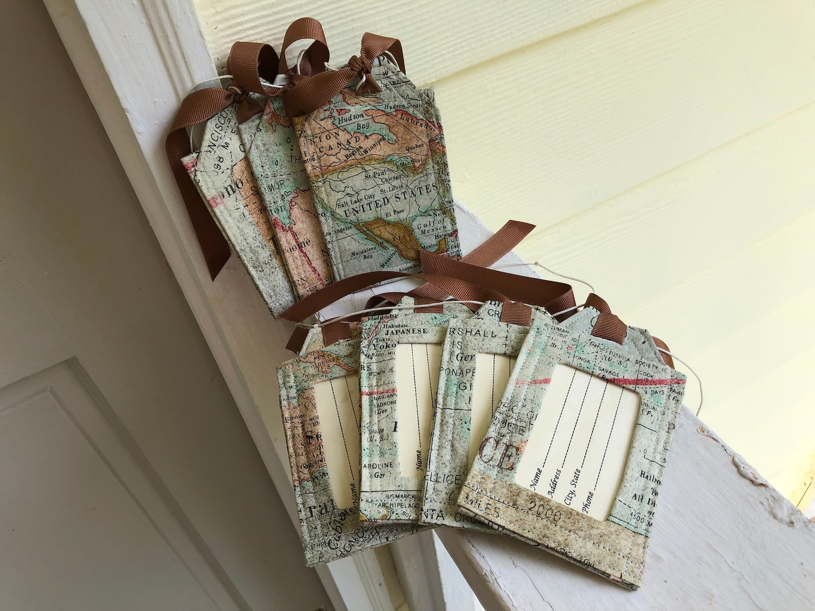 Luggage Tag/ World Expedition - Etsy