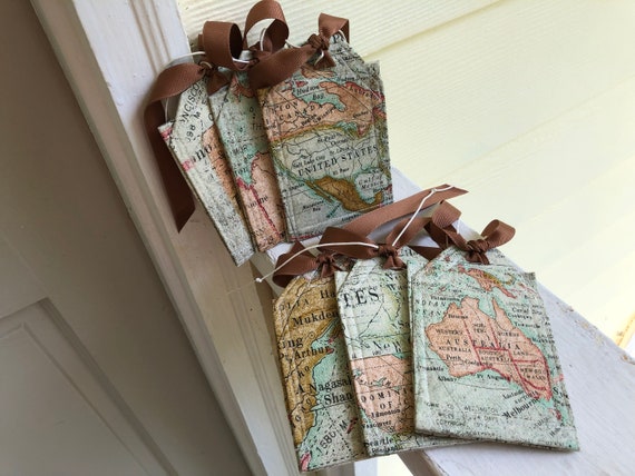 Luggage Tag/ World Expedition - Etsy