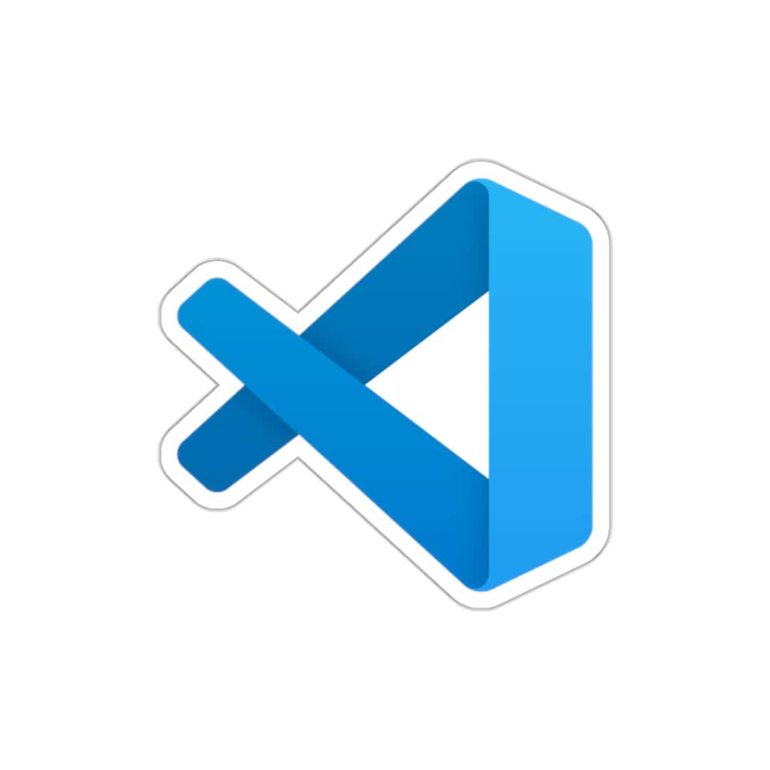 Vscode Logo Sticker Laptop Etsy
