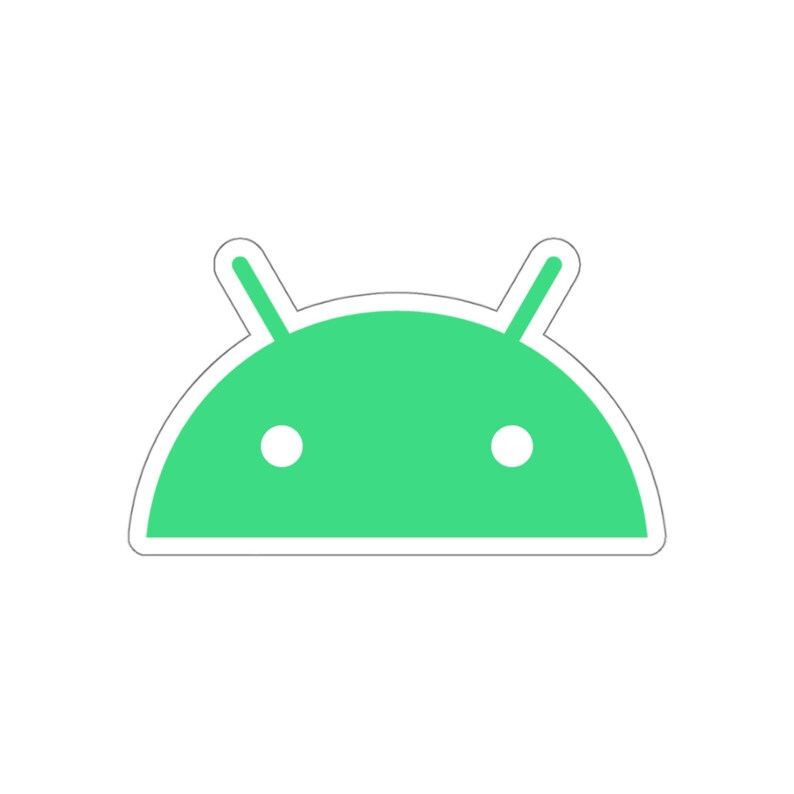 Android Logo Sticker Laptop Head - Etsy