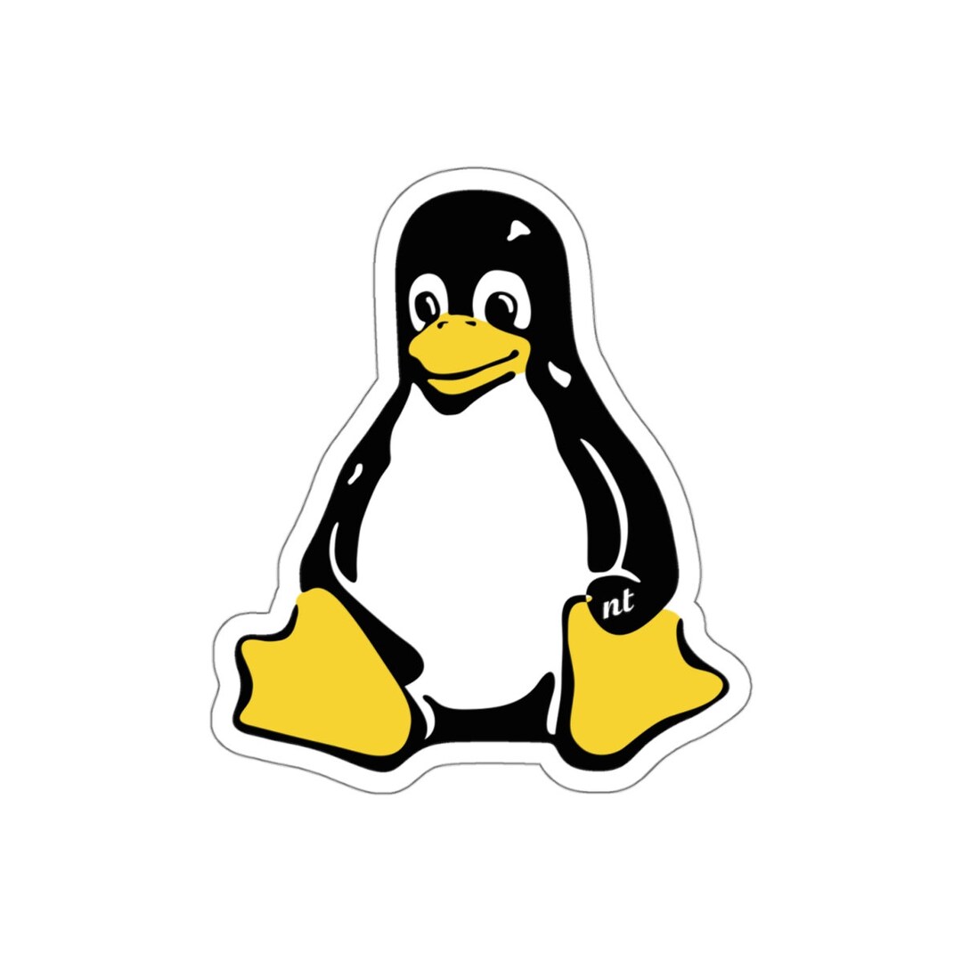 Linux Tux Logo Sticker Laptop - Etsy