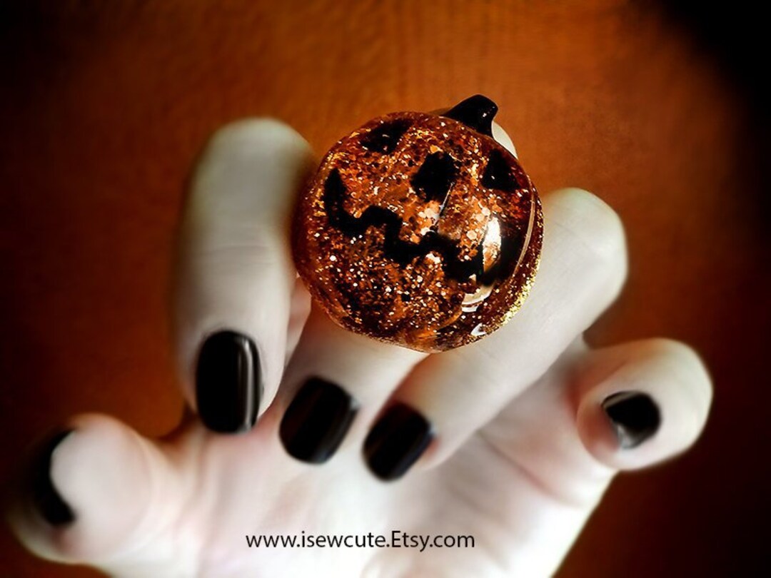 Unique Halloween Jewelry Trick or Treat Jack O' Lantern Ring Spooky ...