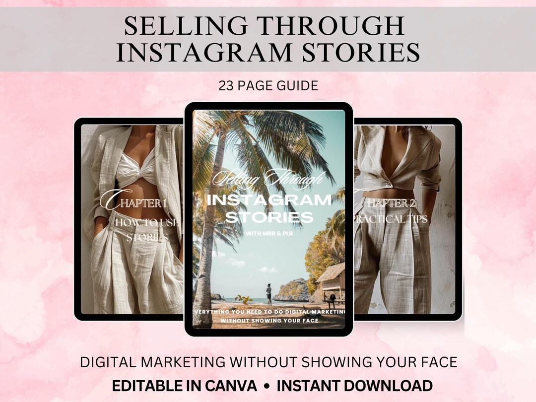 Selling Through Instagram Stories Guide, Storys That Sell Playbook Done ...