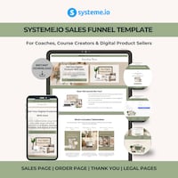 Systeme.io Template Workshop or Webinar Lead Funnel Template Funnel for ...