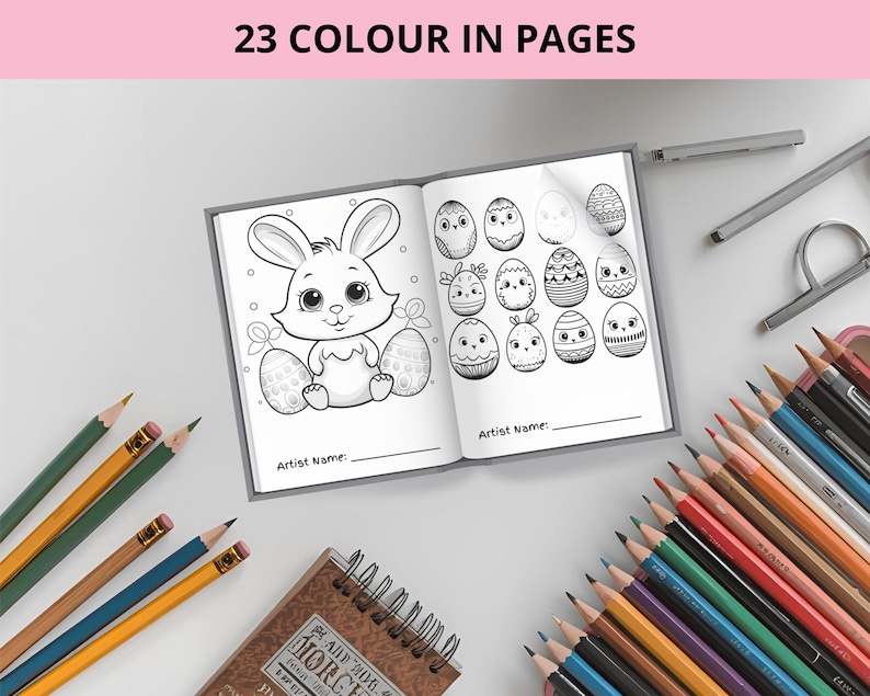 Easter Kids Activity Bundle | Printable Puzzle Book & Colouring Pages ...
