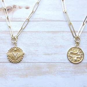 Paperclip Link Necklace, Layering Necklace, Chunky Necklace, Rectangle ...