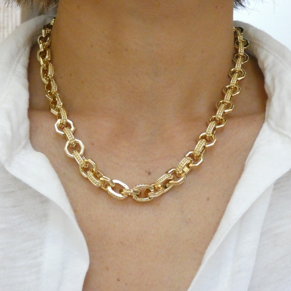 Link Necklace - Etsy