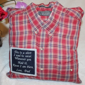 Memory Pillow Made From Clothing Gift - Etsy