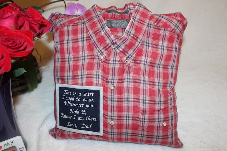 Memory Pillow Made From Clothing Gift - Etsy