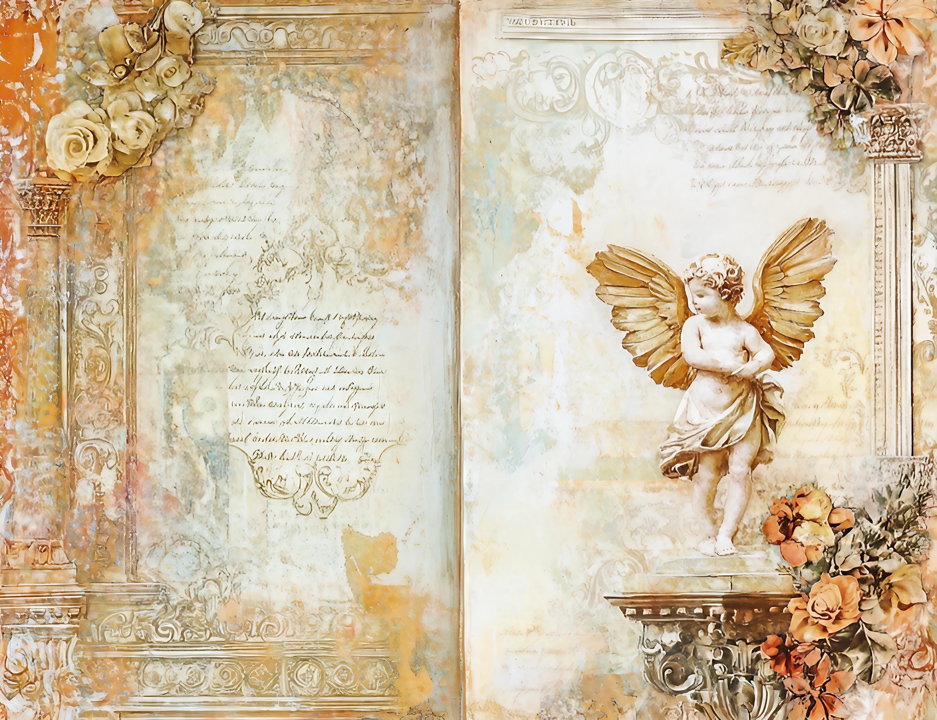 Renaissance Pages for Junk Journals and Scrapbooking. 20 Pages 11 X 8.5 ...