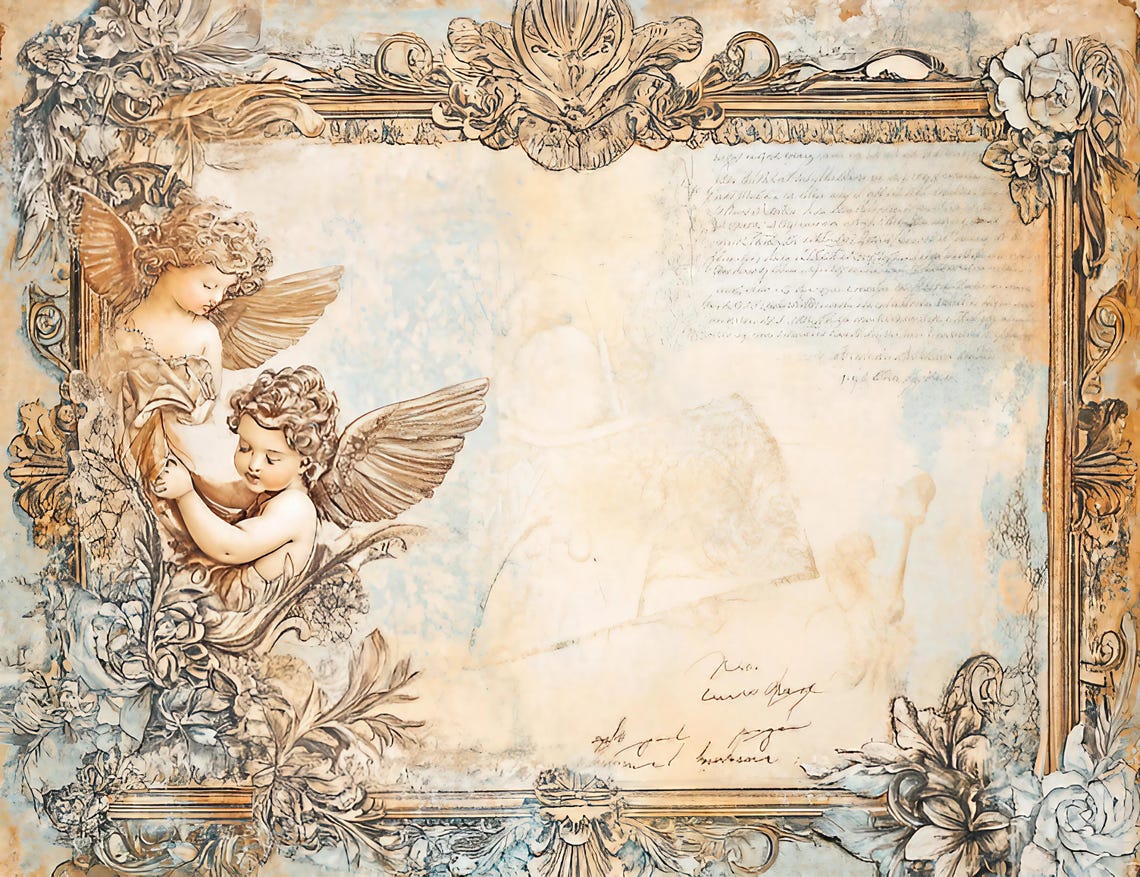 Renaissance Art Printable Pages: Junk Journal Ephemera (digital ...