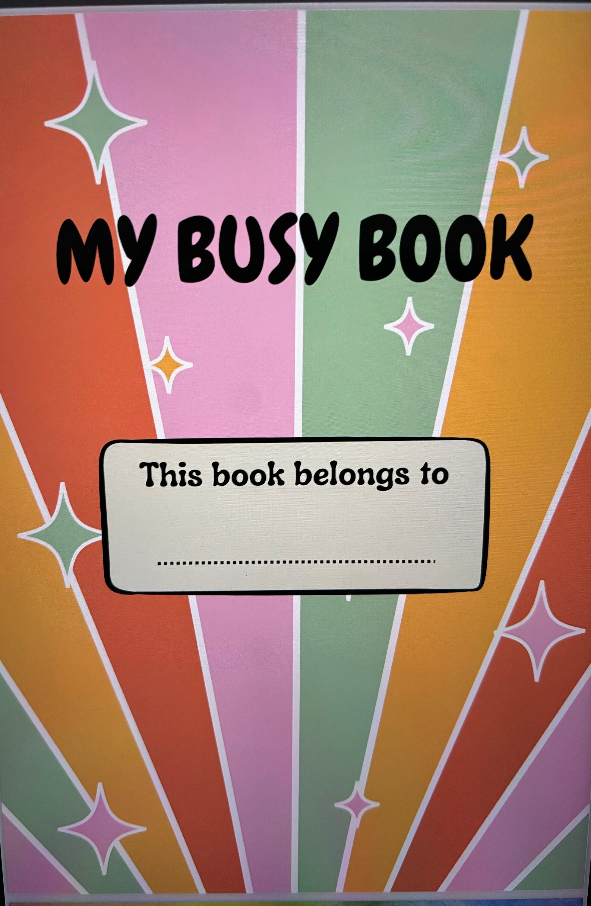 Children’s Busy Book - Activity Book for Learning - Digital Download ...