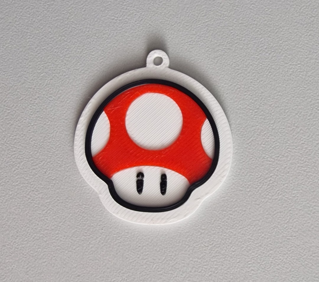 Super Mario Toad Key Ring - Etsy