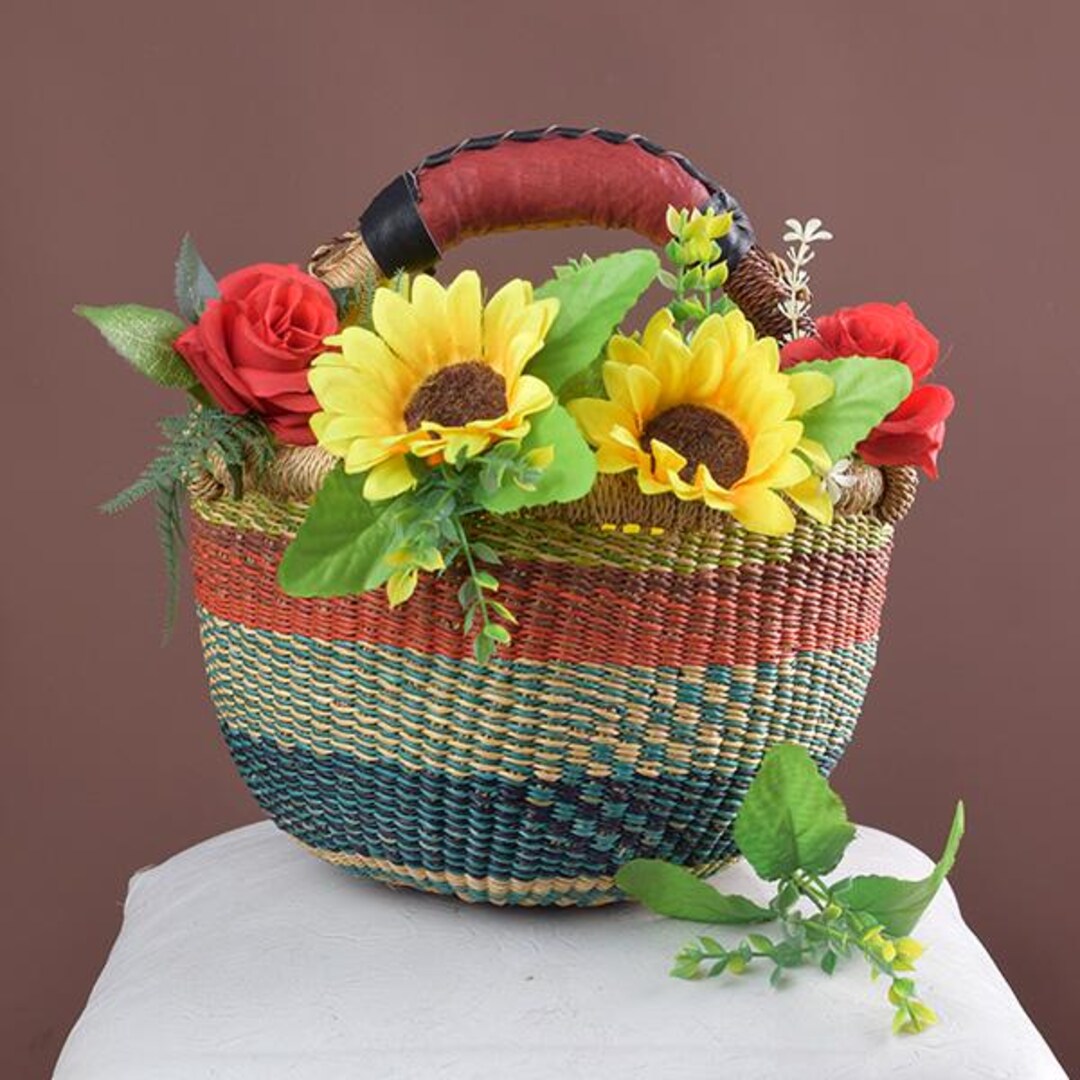 Eco-friendly Mini Market Basket| Small Camper Basket - Etsy